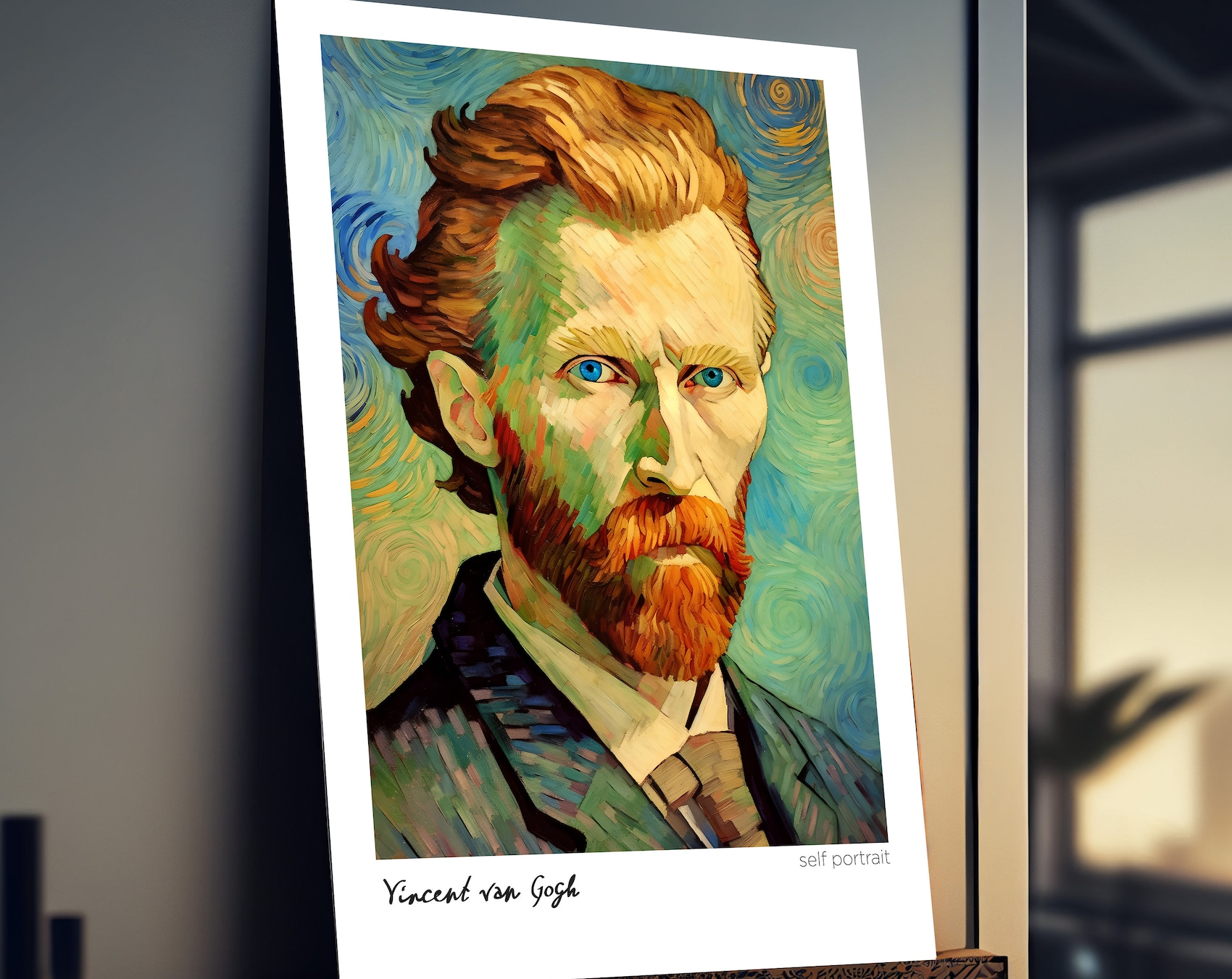 Dopaprint UNFRAMED PAPER POSTER Van Gogh Self Portrait Poster Print ...