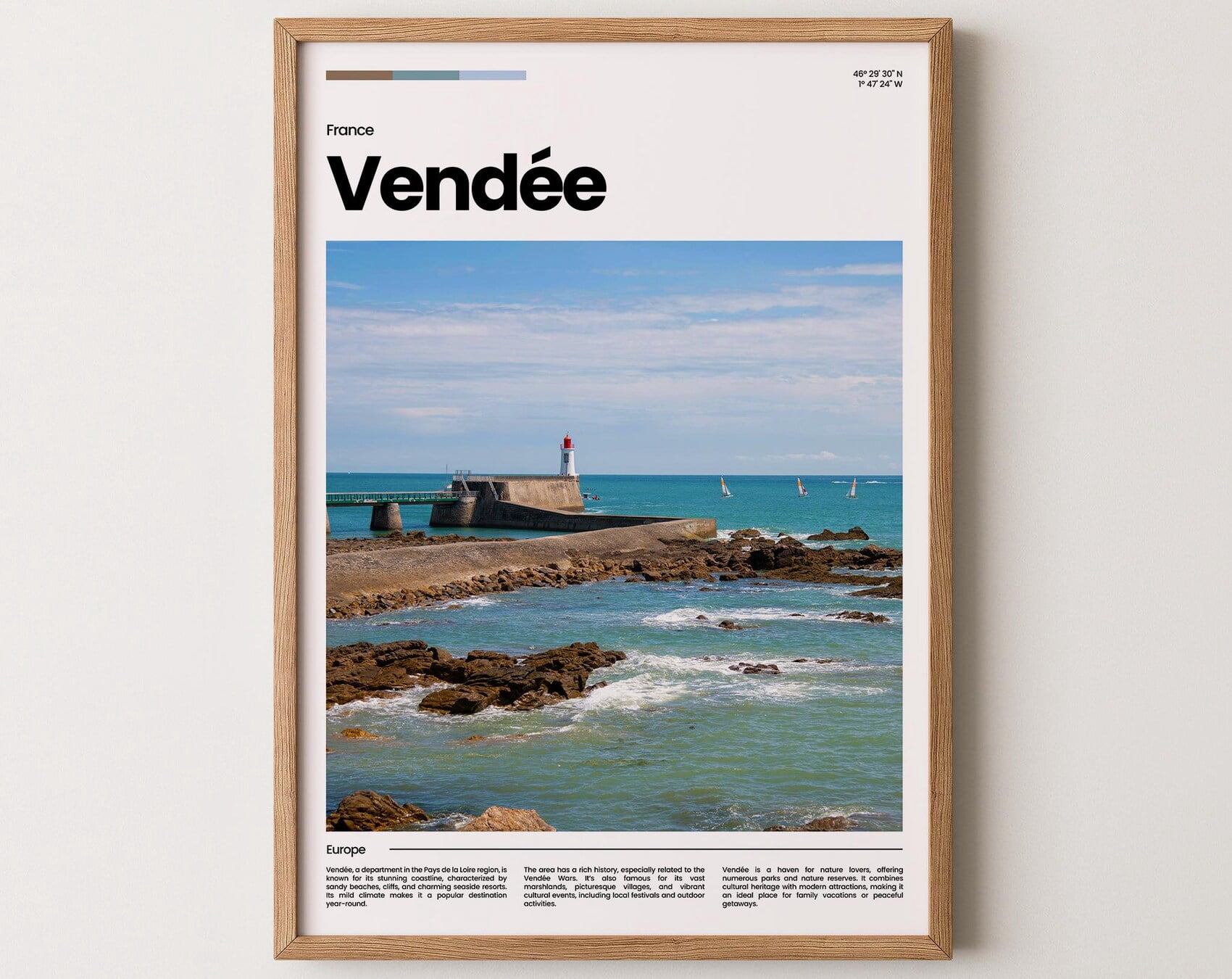 Dopaprint UNFRAMED PAPER POSTER Vendee Poster, Vendee Print, Vendee ...
