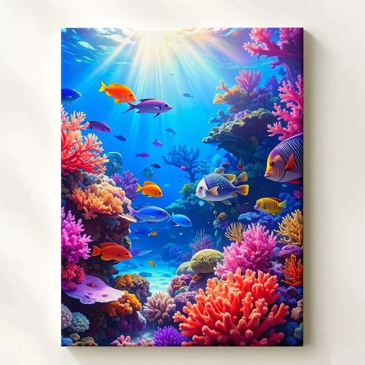 Dopaprint UNFRAMED PAPER POSTER Vibrant Coral Reef Posterlively Marine ...