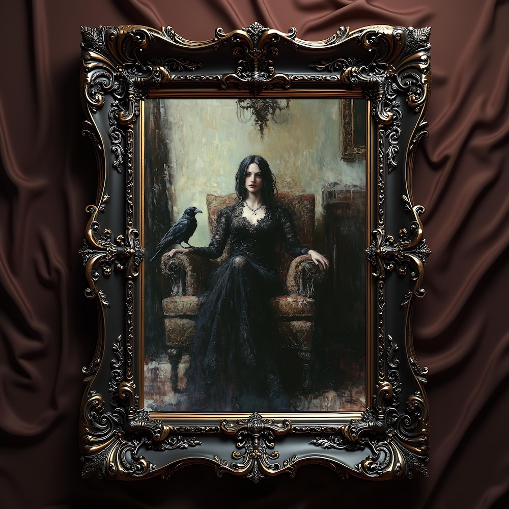 Dopaprint UNFRAMED PAPER POSTER Victorian Gothic Princess Poster, Dark ...