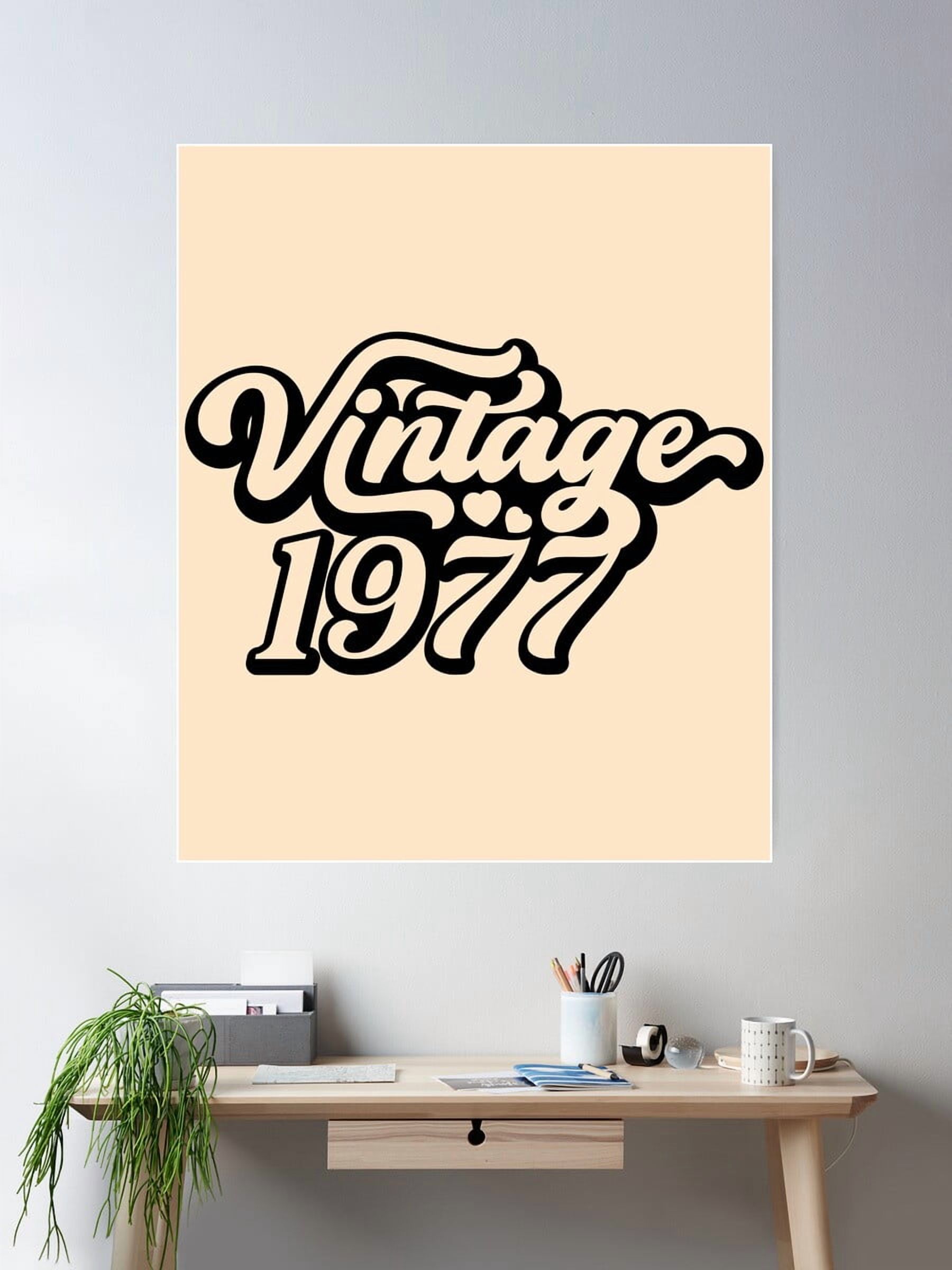 Dopaprint UNFRAMED PAPER POSTER Vintage 1977 Retro, Classic, Poster ...