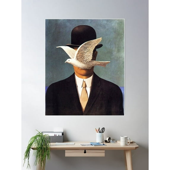Dopaprint UNFRAMED PAPER POSTER Vintage Art By Rene Magritte Poster ...