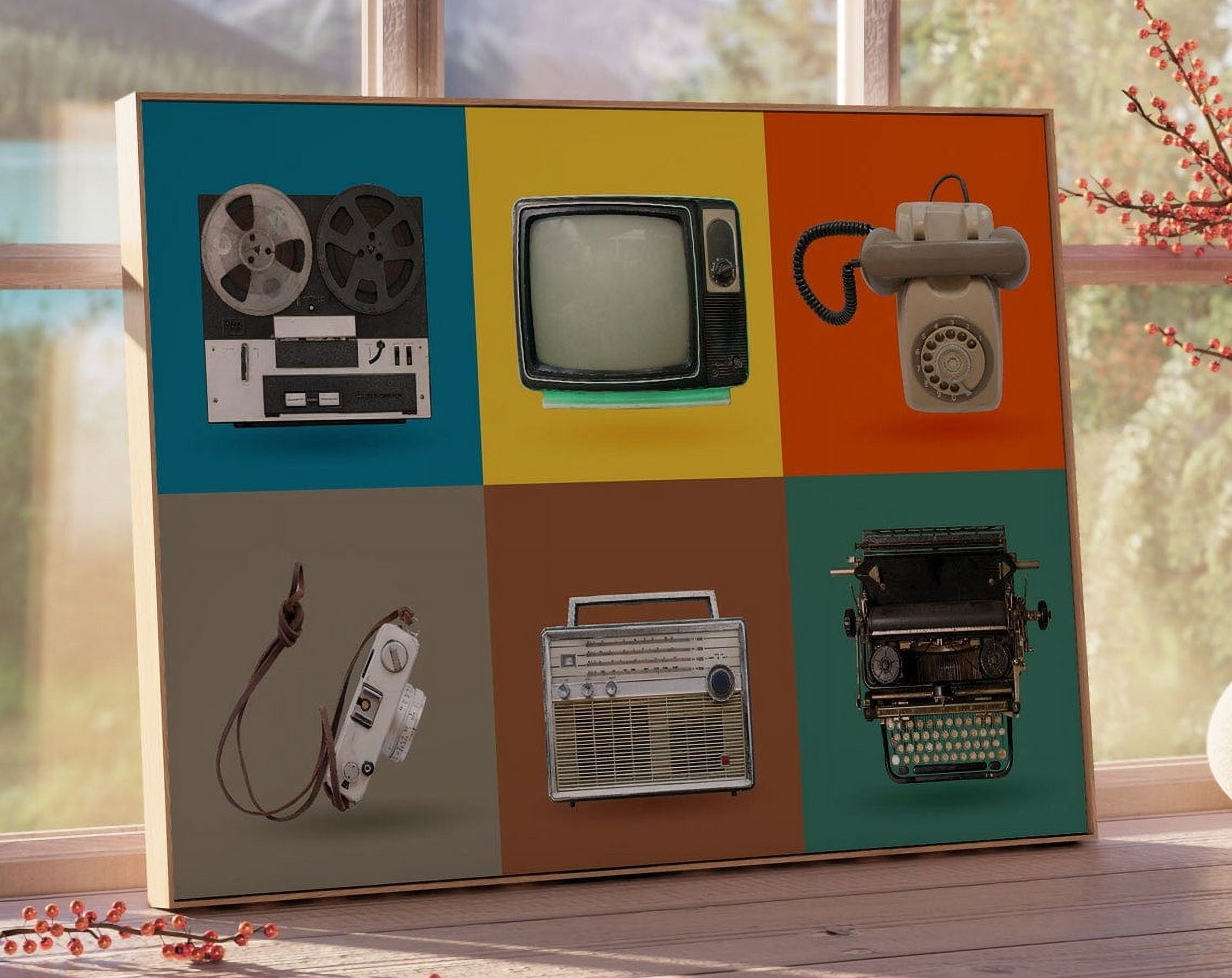 Dopaprint UNFRAMED PAPER POSTER Vintage Colorful Tech Poster, Poster ...