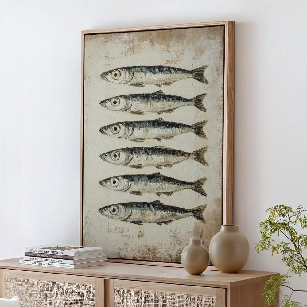 Dopaprint UNFRAMED PAPER POSTER Vintage Fish Poster Art, Coastal ...