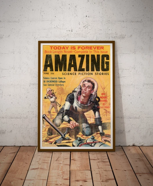Dopaprint UNFRAMED PAPER POSTER Vintage Style 1958 Science Fiction ...