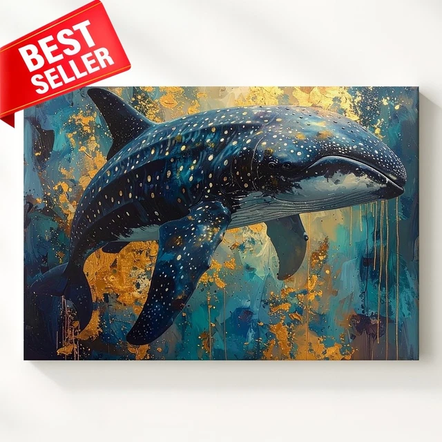 Dopaprint UNFRAMED PAPER POSTER Wall Art Ascent Whale Shark Poster bold ...