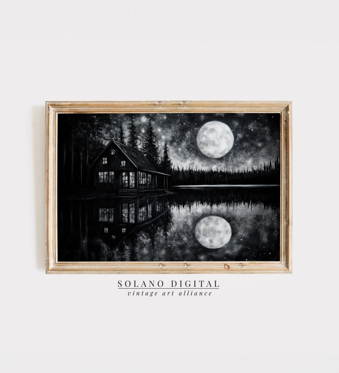 Dopaprint UNFRAMED PAPER POSTER Wall Art Haunted Hut Spooky House Black ...