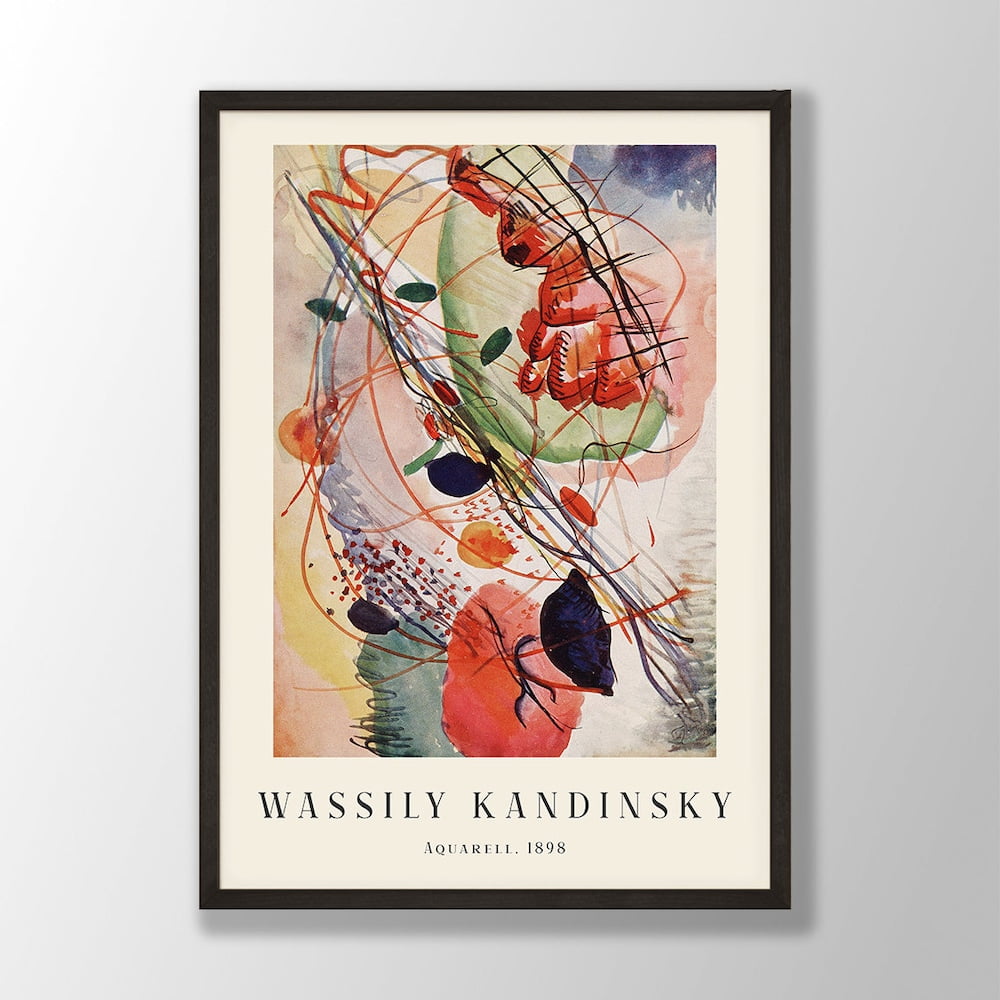 Dopaprint UNFRAMED PAPER POSTER Wassily Kandinsky Art Print - Aquarell ...