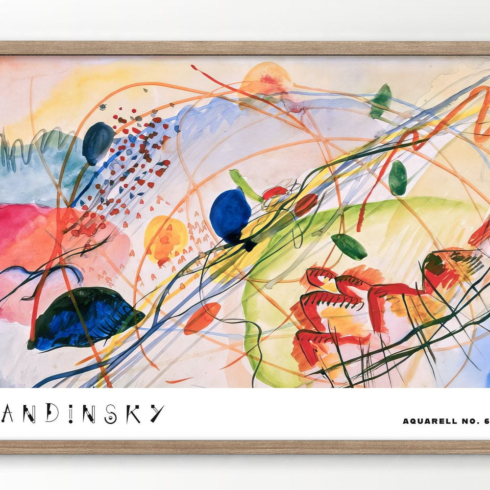 Dopaprint UNFRAMED PAPER POSTER Wassily Kandinsky Print, Exhibition ...