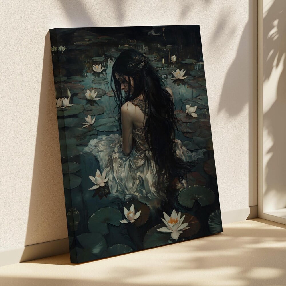 Dopaprint UNFRAMED PAPER POSTER Water Lily Maiden Poster Print Dark ...