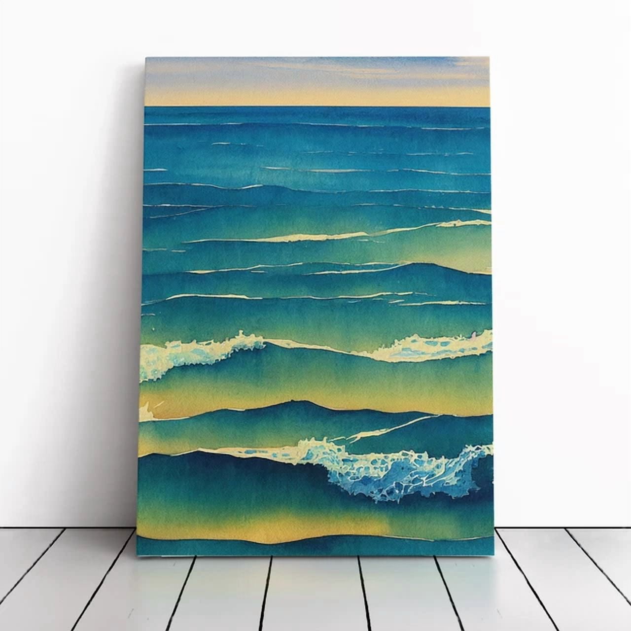 Dopaprint UNFRAMED PAPER POSTER Watercolour Seascape Vol.4 Wall Art Print Dining Room Art, Home ...