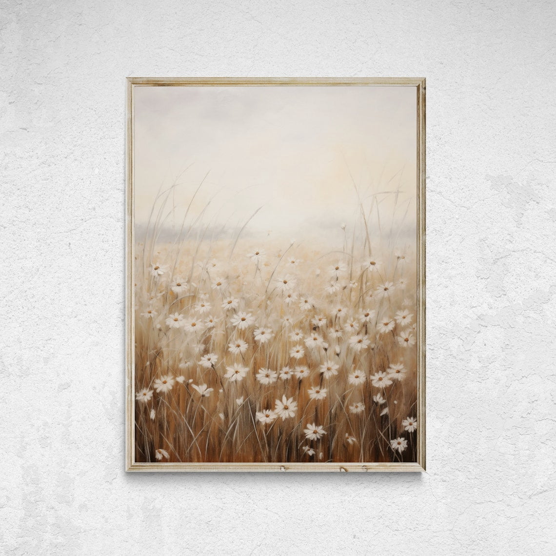 Dopaprint UNFRAMED PAPER POSTER Wildflower Field , Daisy Field Print ...