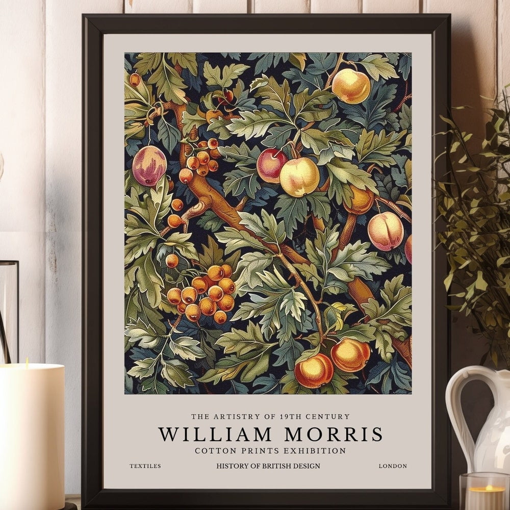Dopaprint UNFRAMED PAPER POSTER William Morris Fruit Print, William ...