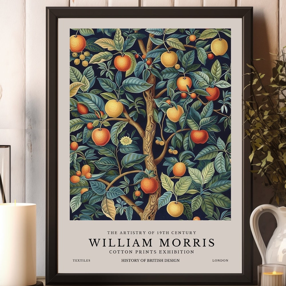 Dopaprint UNFRAMED PAPER POSTER William Morris Fruit Tree Print ...