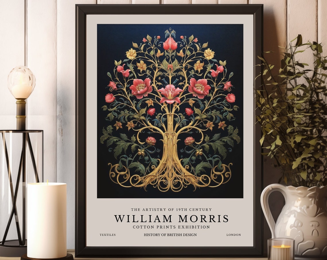 Dopaprint UNFRAMED PAPER POSTER William Morris Tree Of Life Print ...