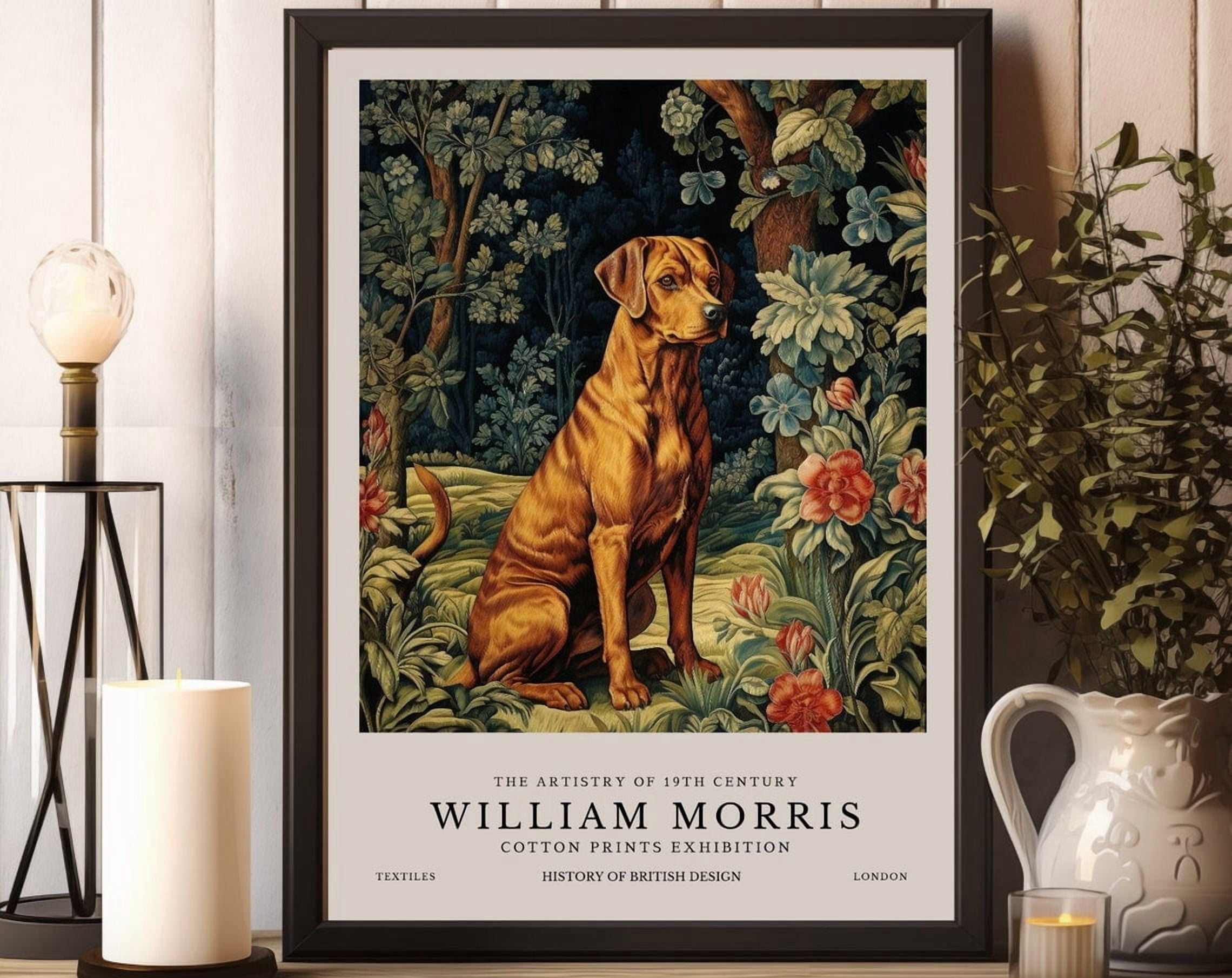 Dopaprint UNFRAMED PAPER POSTER William Morris Vizsla Print, William ...