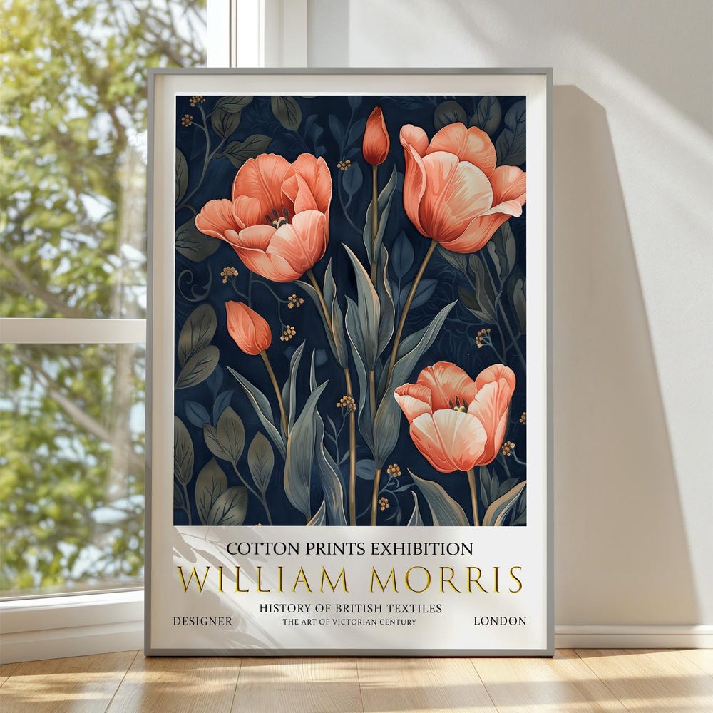 Dopaprint UNFRAMED PAPER POSTER William Morris Wall Print, William ...