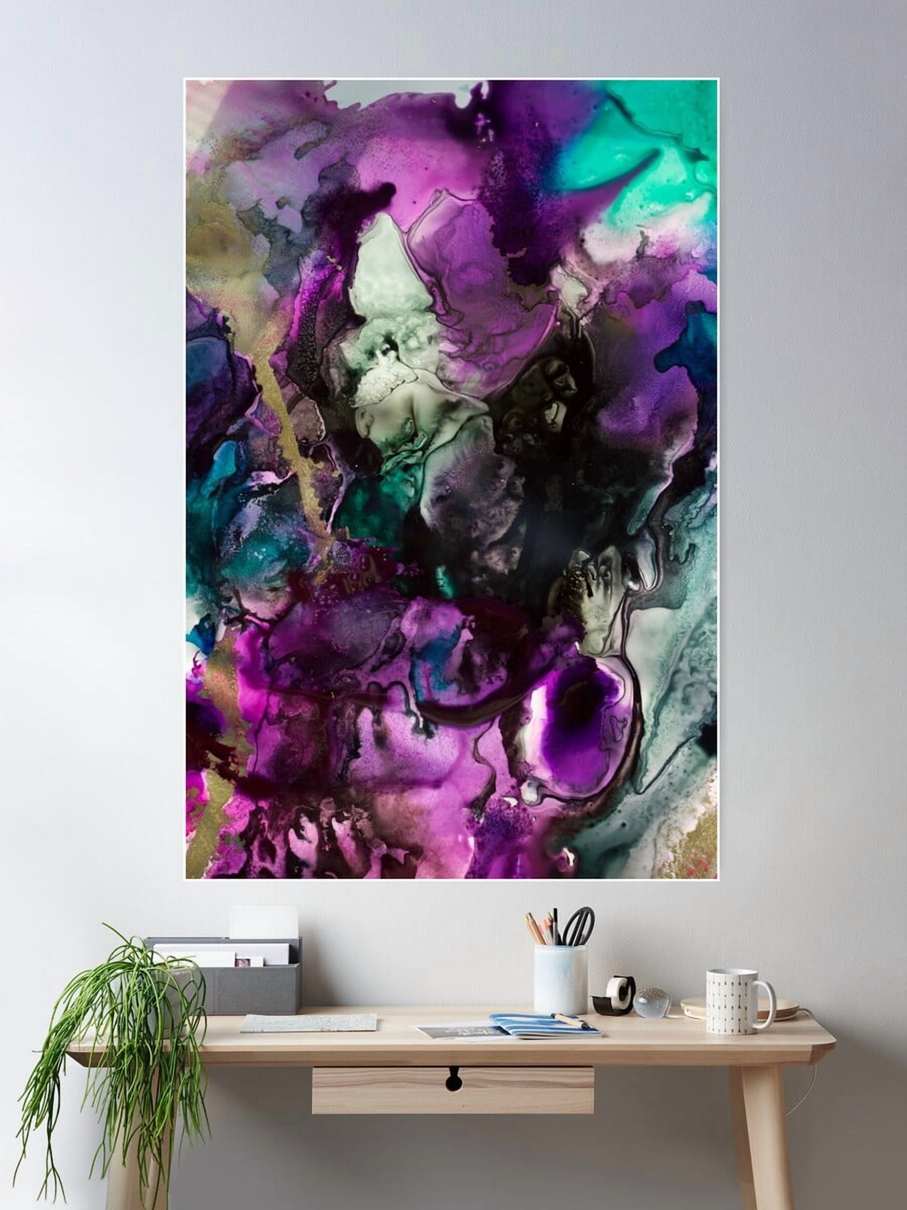 Dopaprint UNFRAMED PAPER POSTER Winter Inks Poster Wall Art, Modern ...