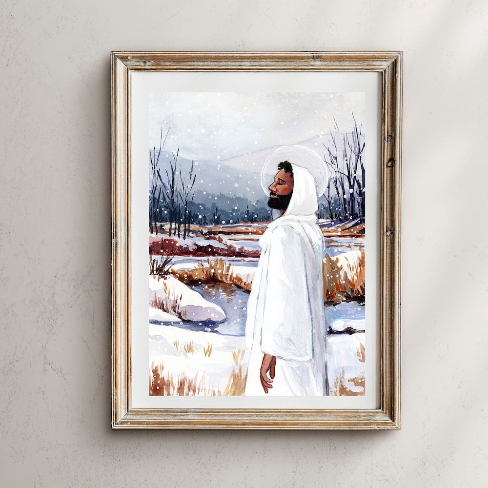Dopaprint UNFRAMED PAPER POSTER He Is With Me In My Winters, Jesus In ...