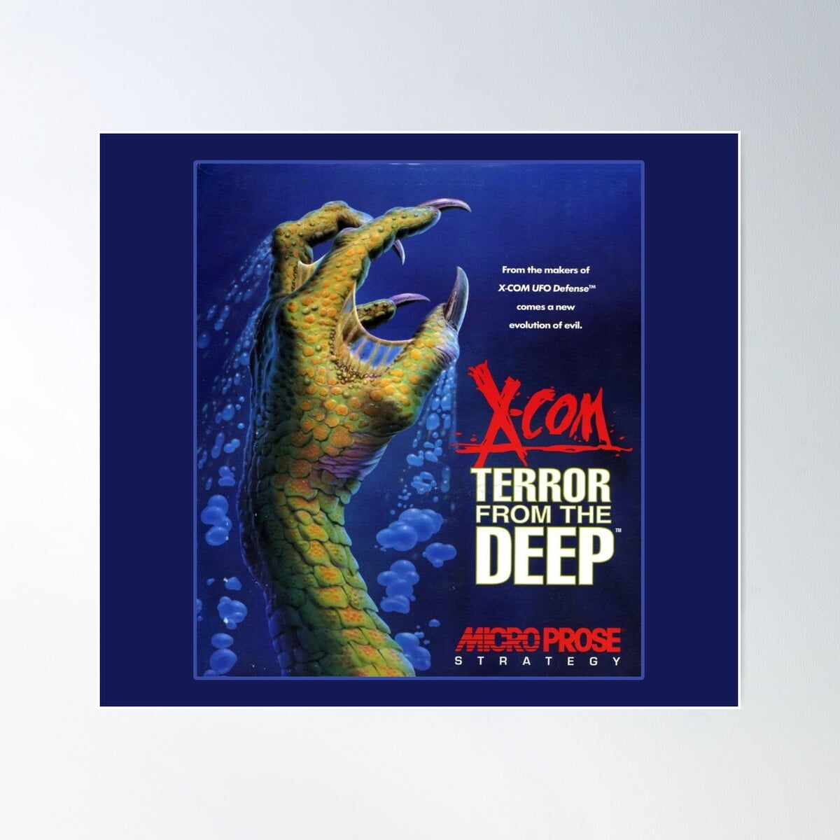 Dopaprint UNFRAMED PAPER POSTER Xcom: Terror From The Deep Dos Cover ...