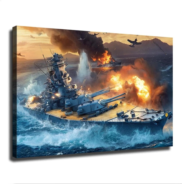 Dopaprint UNFRAMED PAPER POSTER Yamato Battleship Military World ...