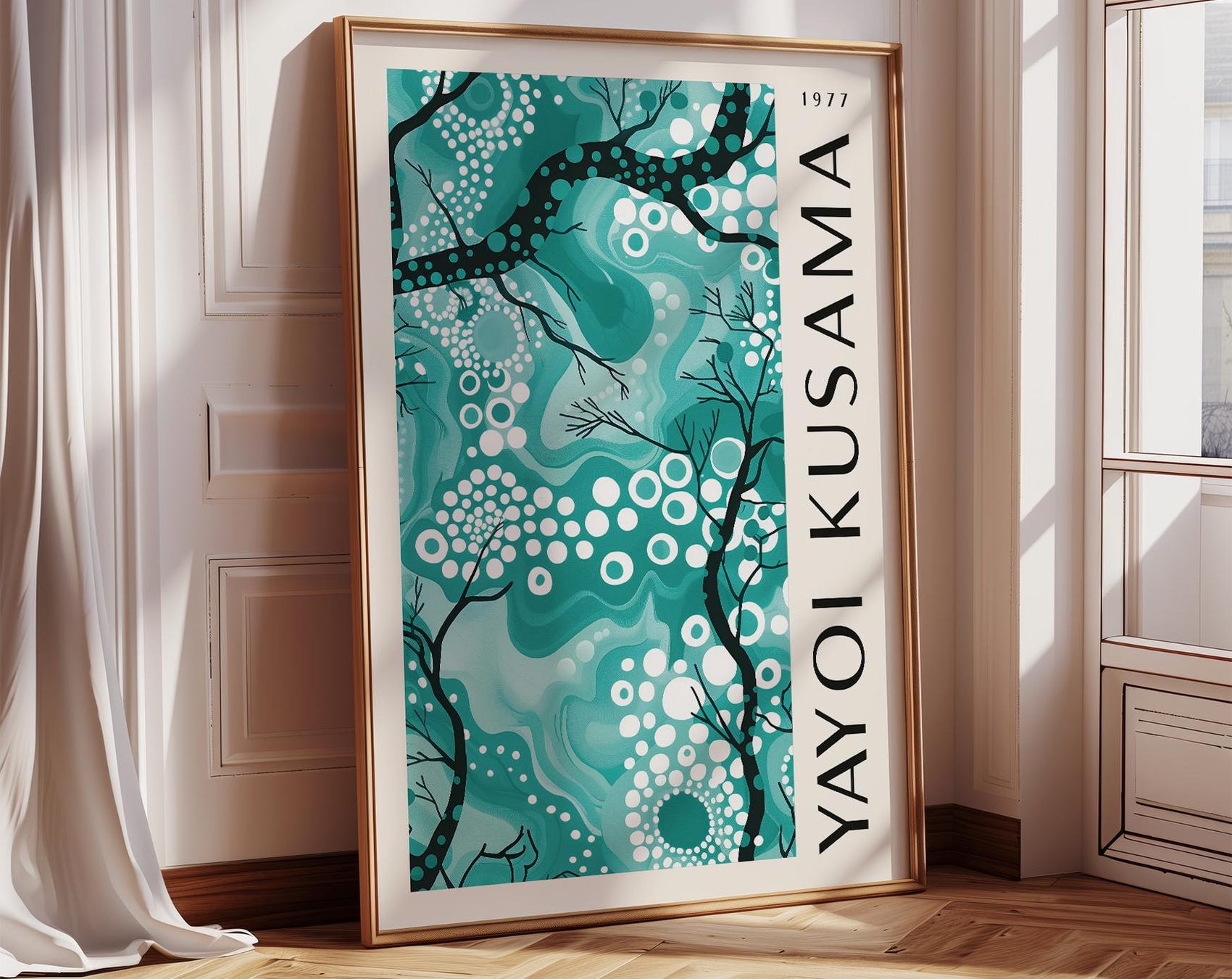 Dopaprint UNFRAMED PAPER POSTER Yayoi Kusama Abstract Tree Art Modern ...
