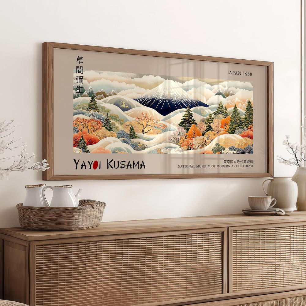 Dopaprint UNFRAMED PAPER POSTER Yayoi Kusama Panoramic Print - Winter ...