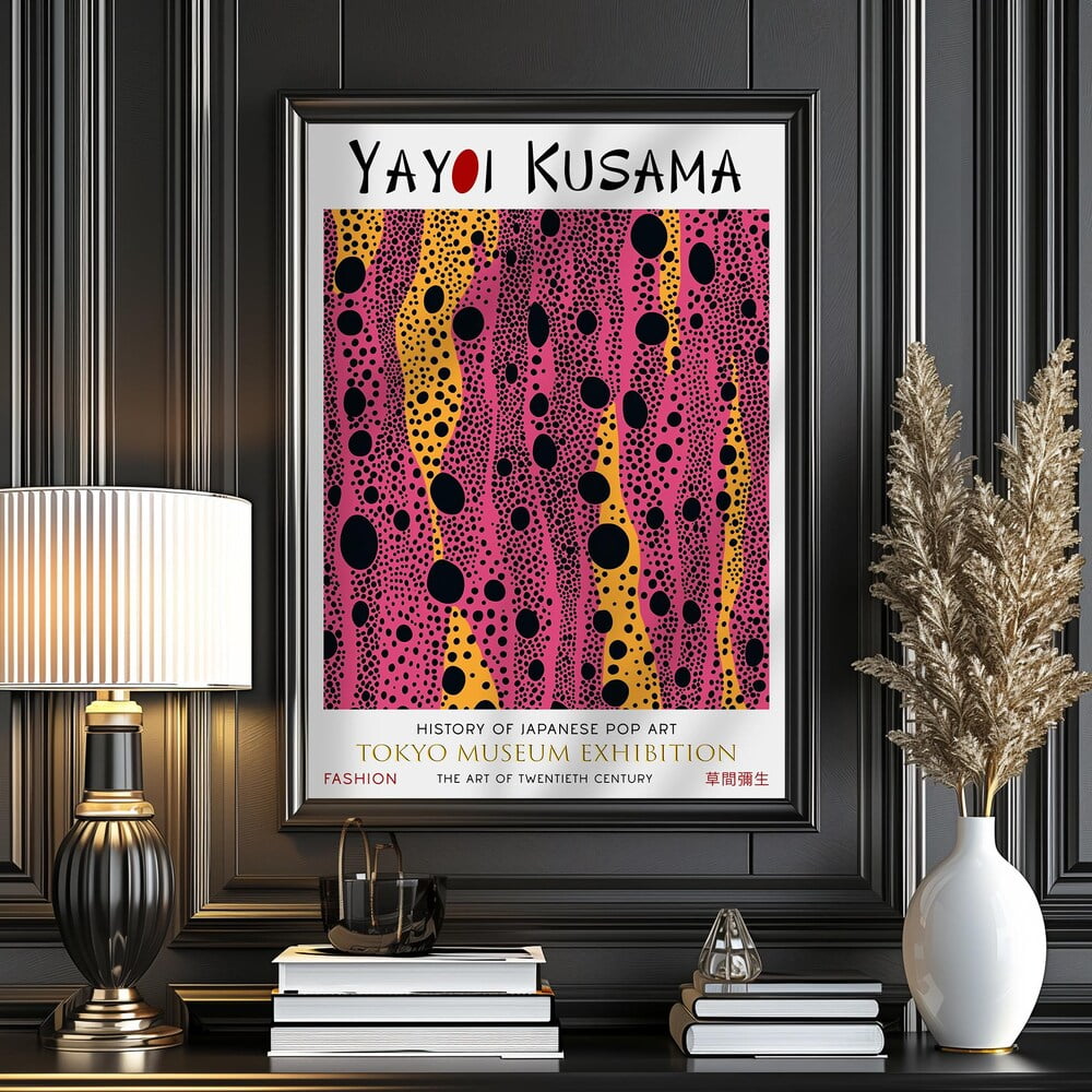 Dopaprint UNFRAMED PAPER POSTER Yayoi Kusama Poster Japanese Art, Tokyo ...
