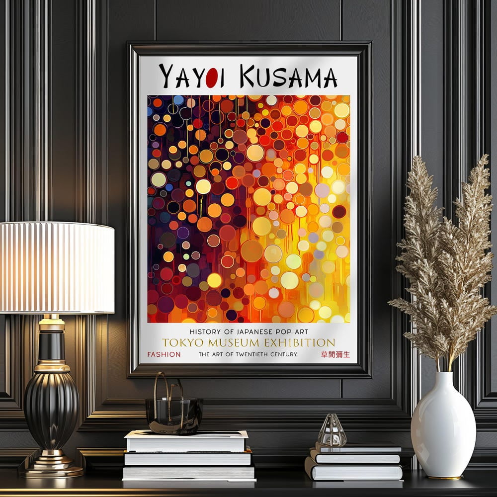 Dopaprint UNFRAMED PAPER POSTER Yayoi Kusama Poster Japanese Art, Tokyo ...