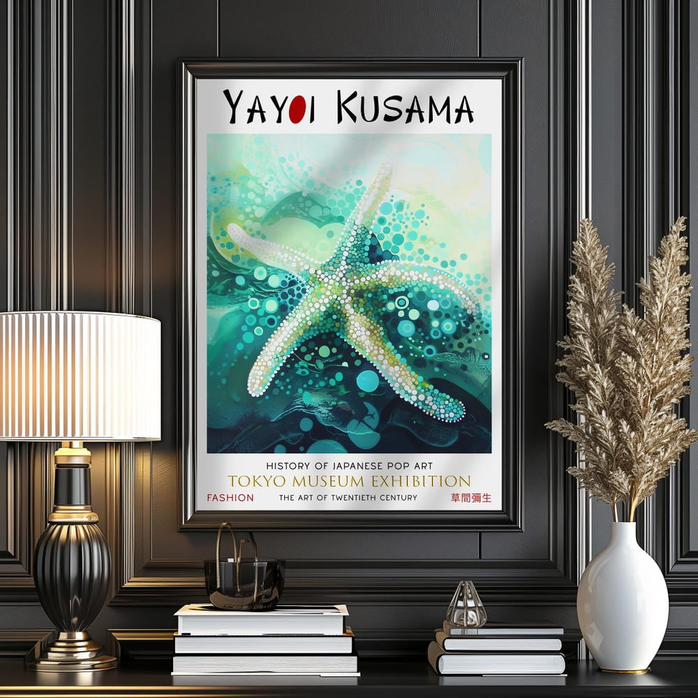 Dopaprint UNFRAMED PAPER POSTER Yayoi Kusama Poster Japanese Art, Tokyo ...