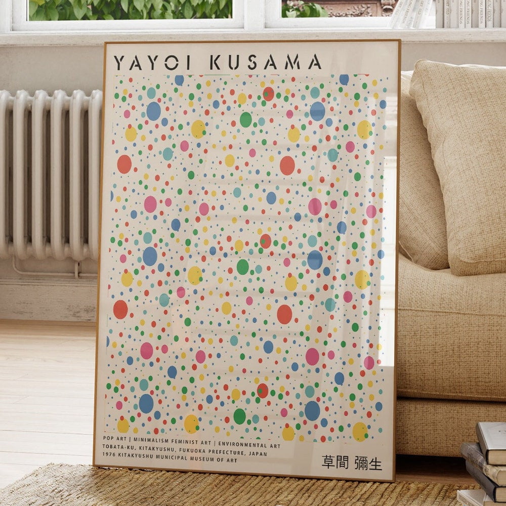 Dopaprint UNFRAMED PAPER POSTER Yayoi Kusama Poster, Yayoi Kusama ...