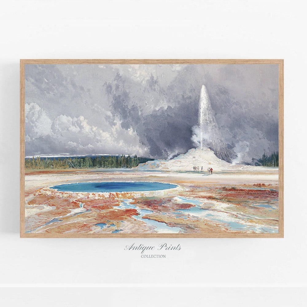 Dopaprint UNFRAMED PAPER POSTER Yellowstone Vintage Wall Art ...