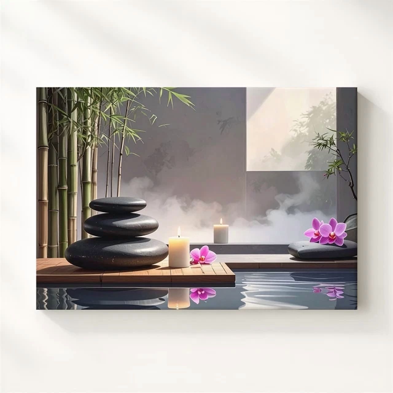 Dopaprint UNFRAMED PAPER POSTER Zen Spa Serenity Wall Art Stones ...