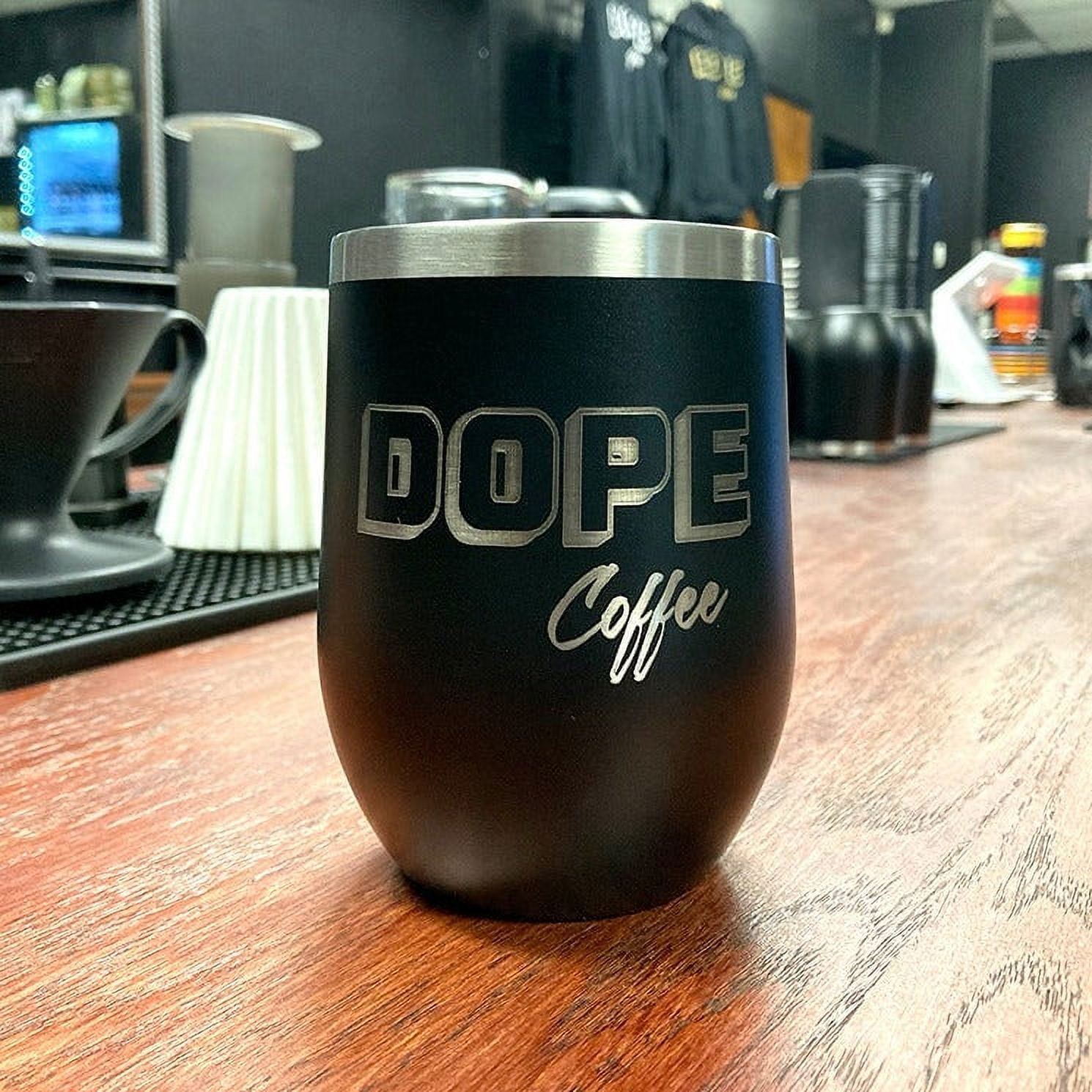 Dope Coffee Black Stainless Tumbler - Walmart.com
