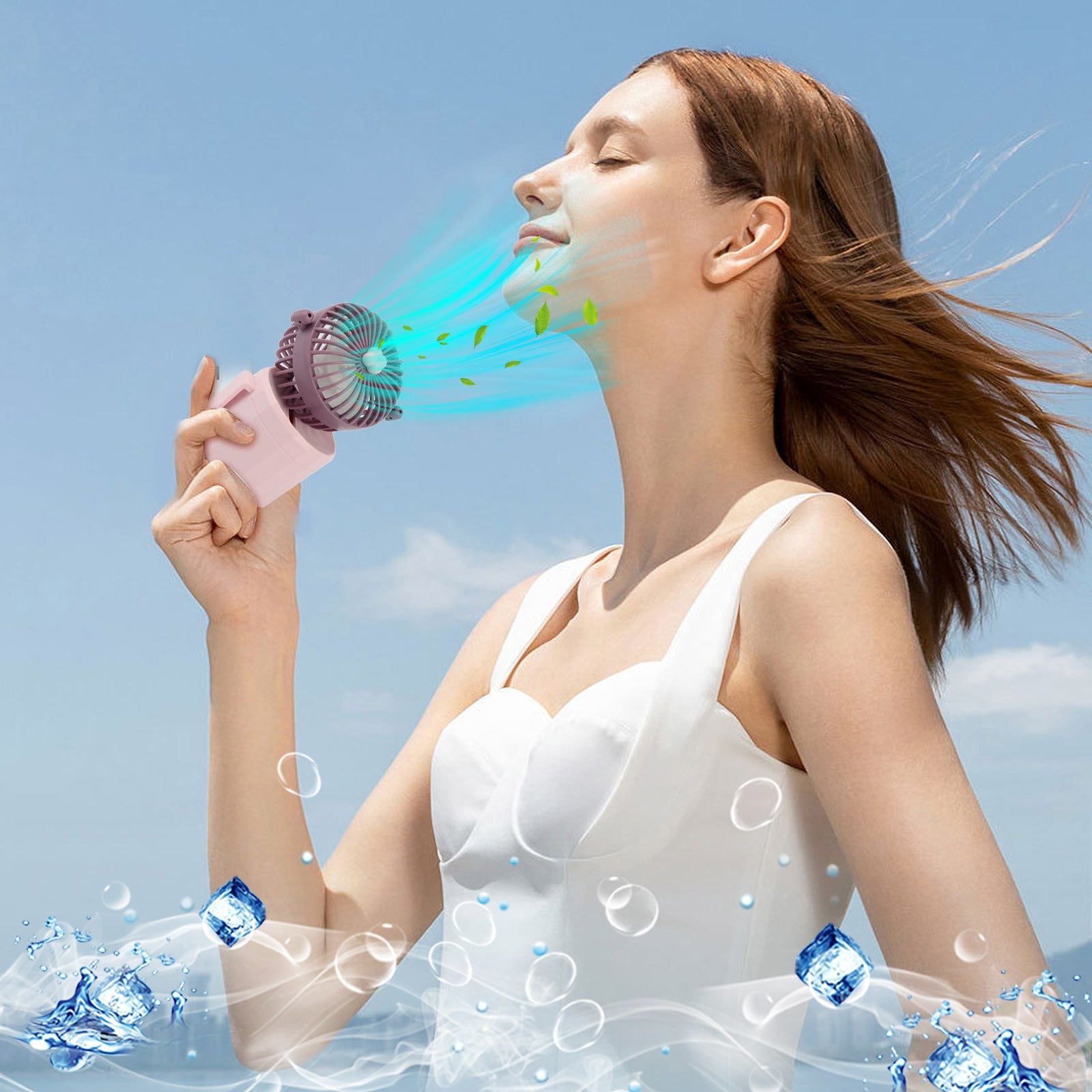 Dopebox AI Portable Air Conditioners Fan, Portable Fan for Travel ...