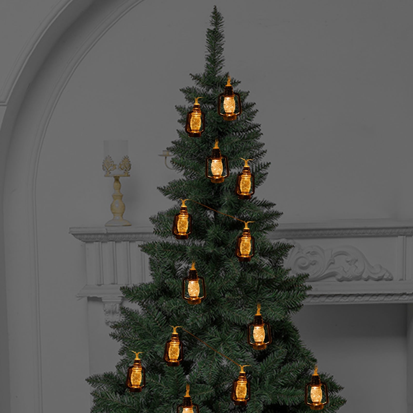 Dopebox Backyard Must Haves Black Lantern String Light Retro Horse ...