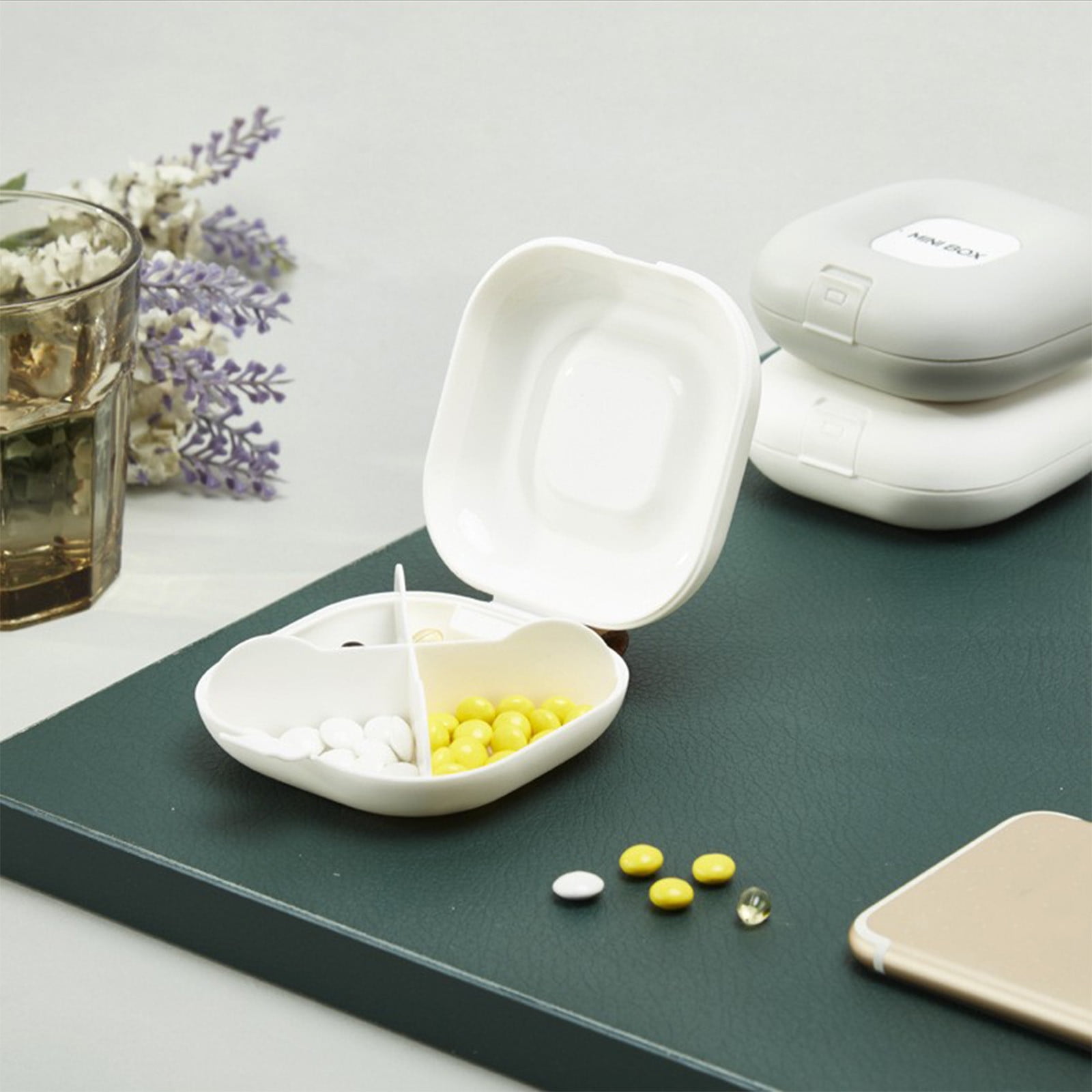 Dopebox Clearance Home Decor Vitamin Organizer Quad Compartment Vitamin ...