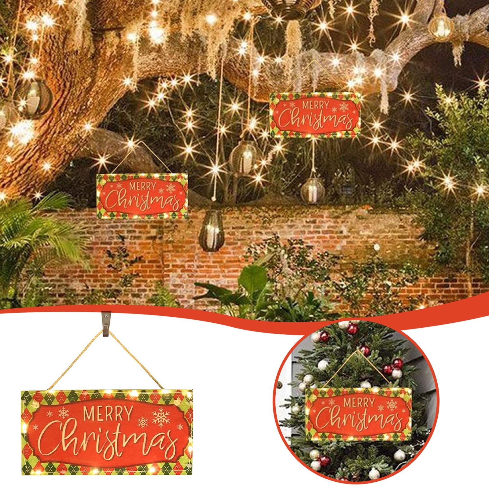 Dopebox Clearance Home Essentials Christmas Indoor And Outdoor Wood ...