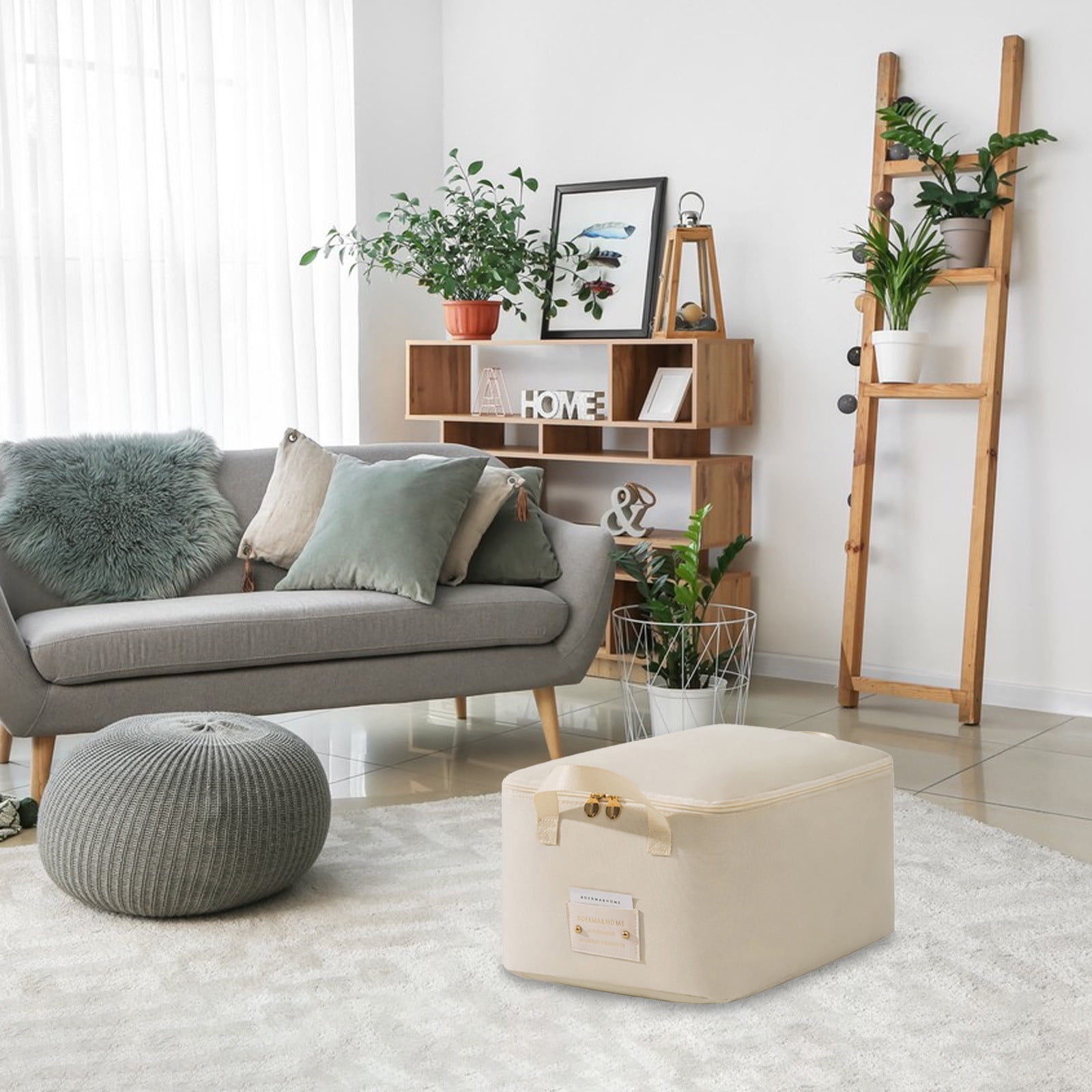 Dopebox Decorative Canvas Bins Large Storage Bins Pull Out Storage Bins ...