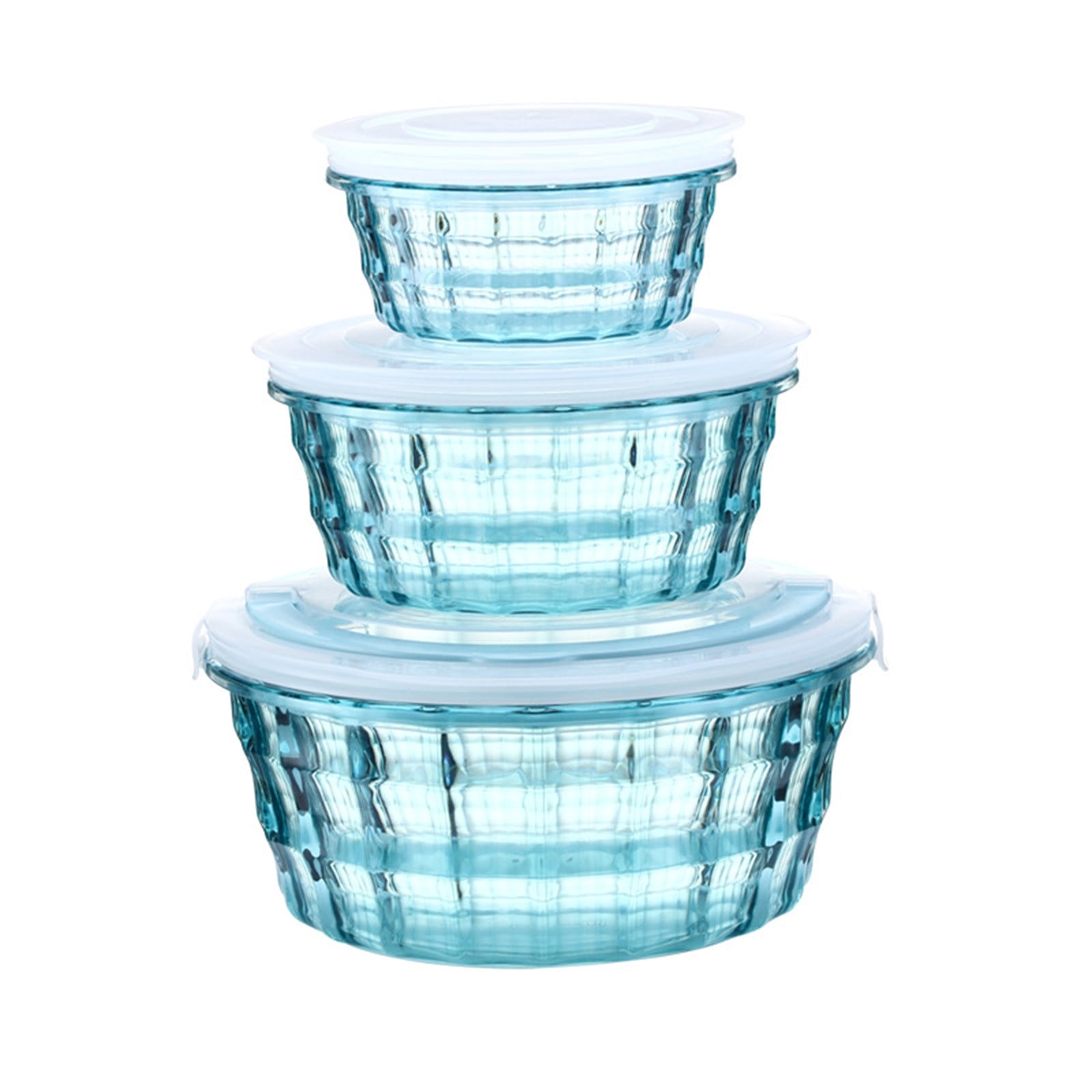 Dopebox Fresh-keeping Bowl With Lid Household Microwaveable Round Bento ...