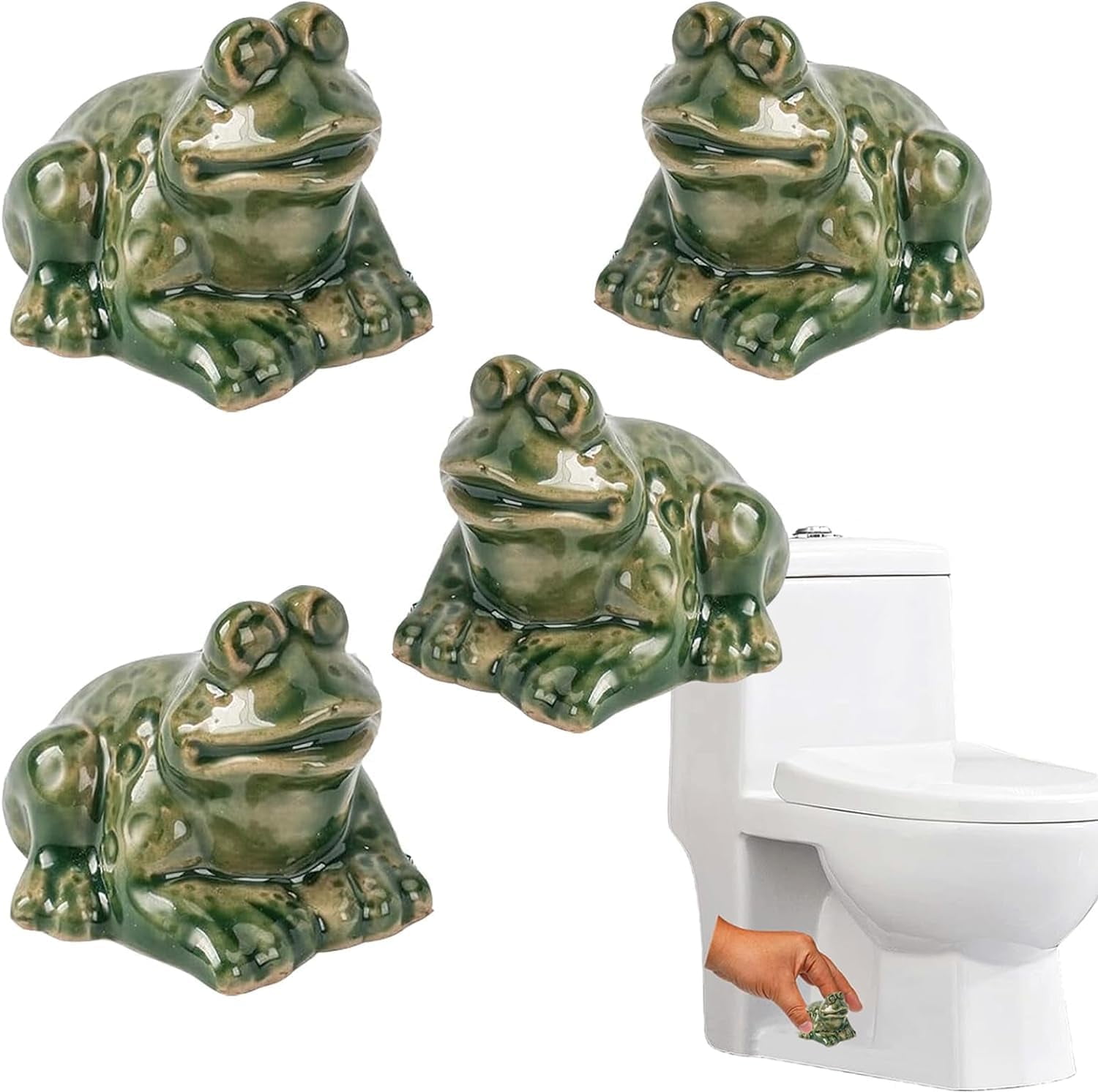 Dopebox Frog Toilet Bolt Caps, Decorative Toilet Bolt Covers, Funny ...