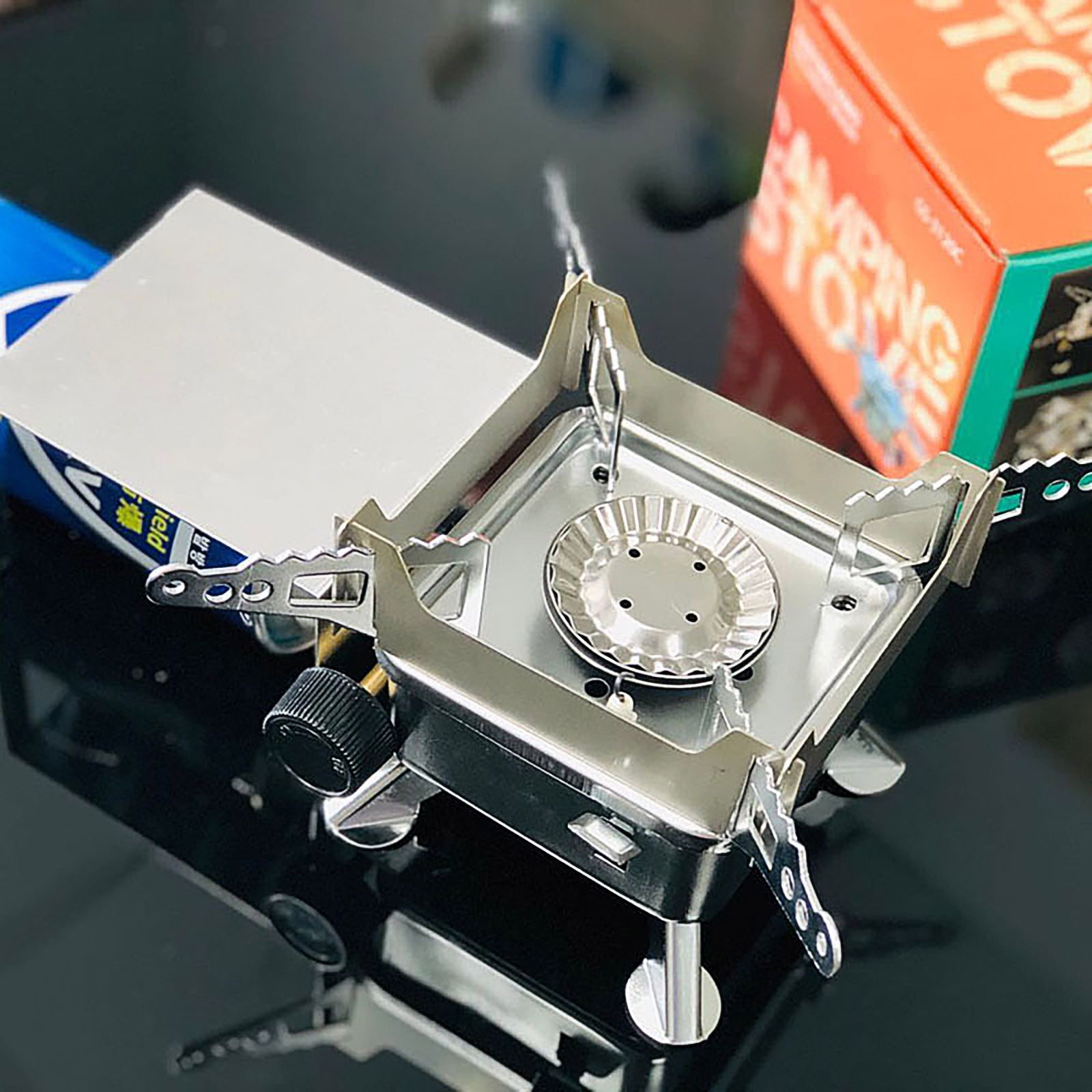 Dopebox Home Decor Outdoor Foldable Mini Cassette Stove Camping Outdoor ...