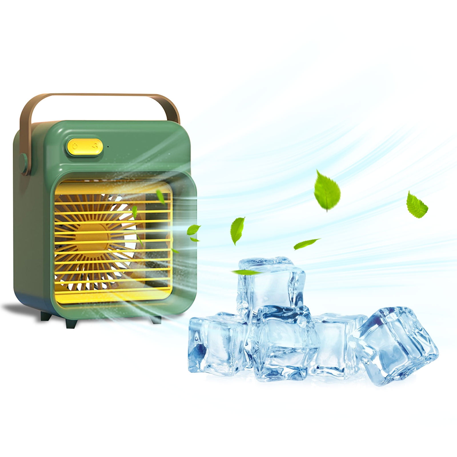 Dopebox Mini Portable Air Conditioner USB Fan Head Fan Personal Air ...