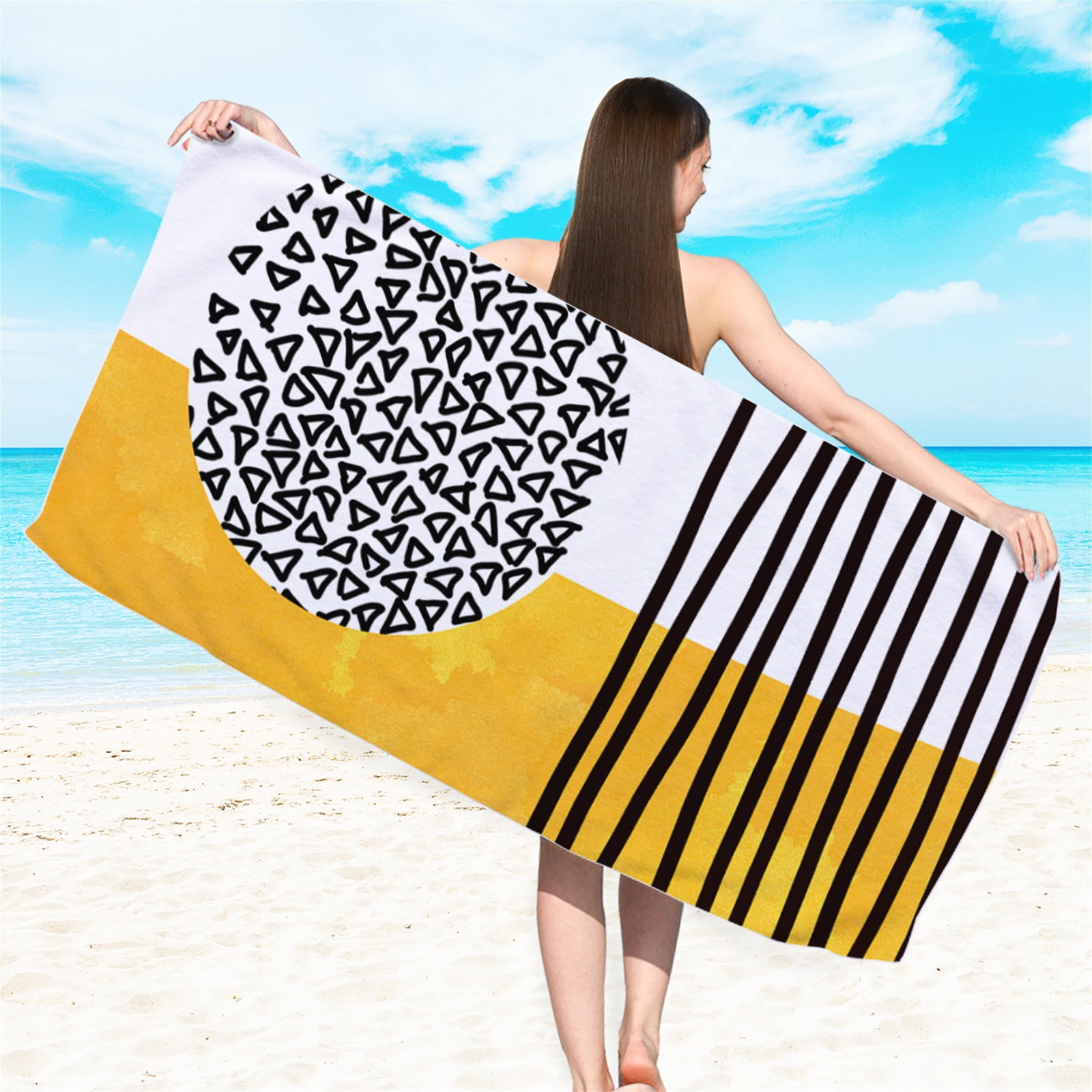 Dopebox Sand Free Beach Towel Extra Large Microfiber Beach Towel