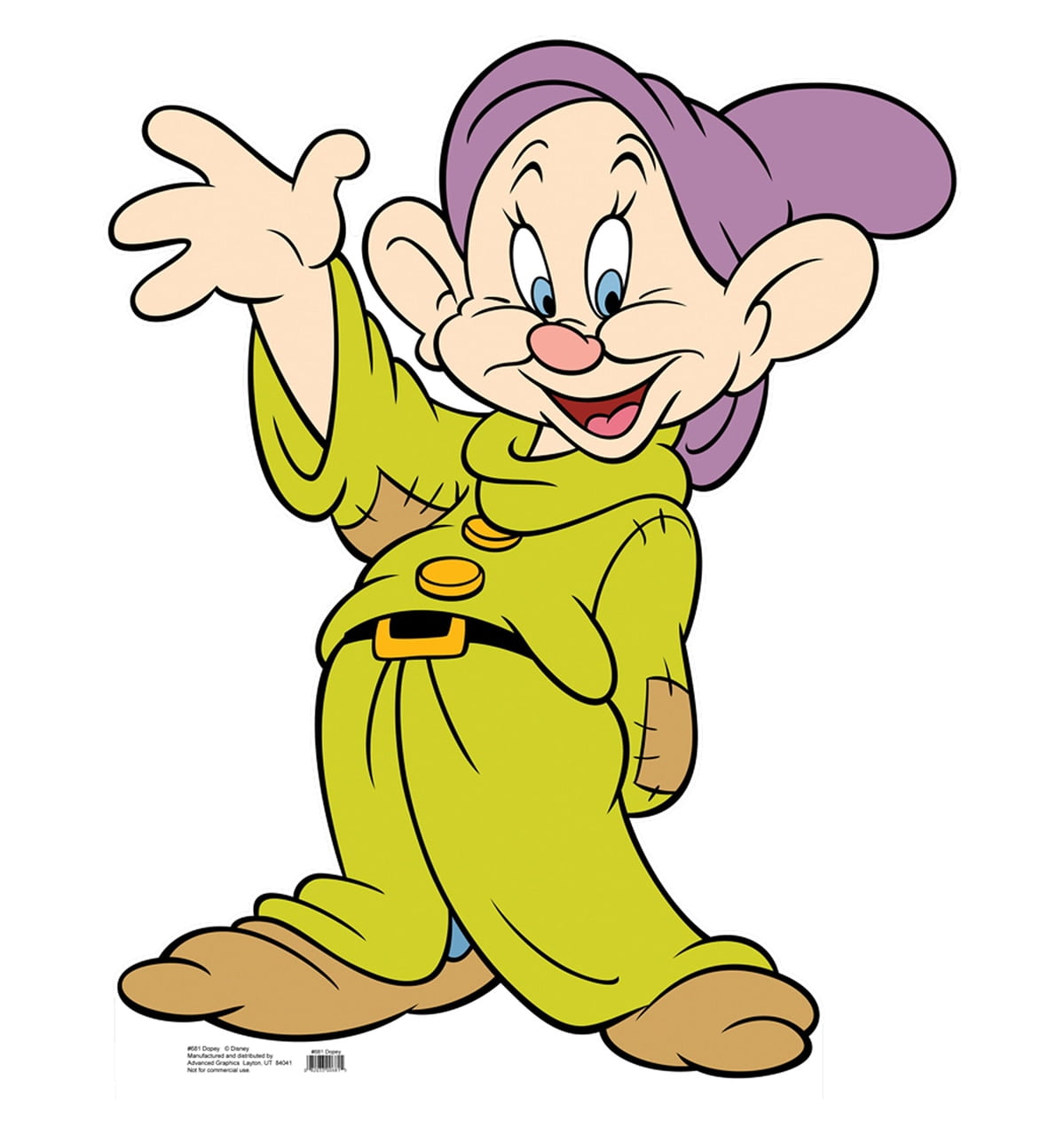 Advanced Graphics Dopey Figure from Snow White and the Seven Dwarves ...