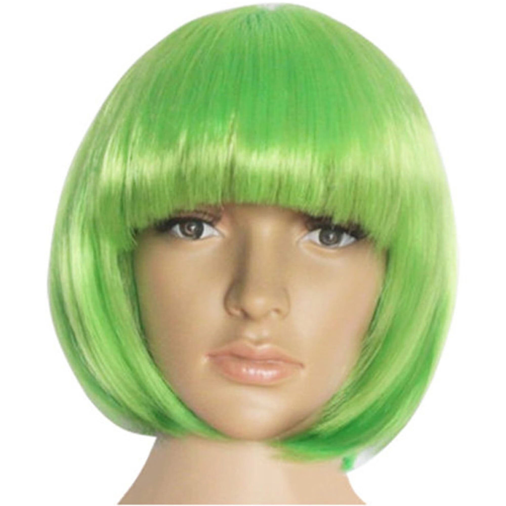 Dopi Short Bob Hair Wigs Straight with Flat Bangs Cosplay Daily Party ...