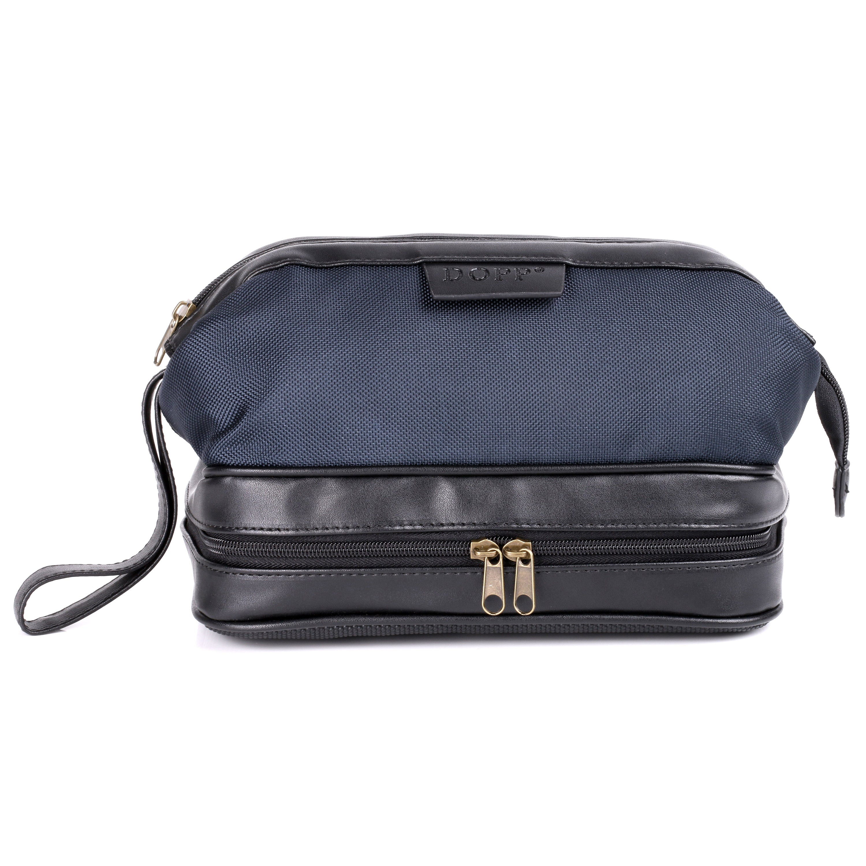 Dopp Men's Business Class Zip-Bottom Kit Nylon, Navy - Walmart.com