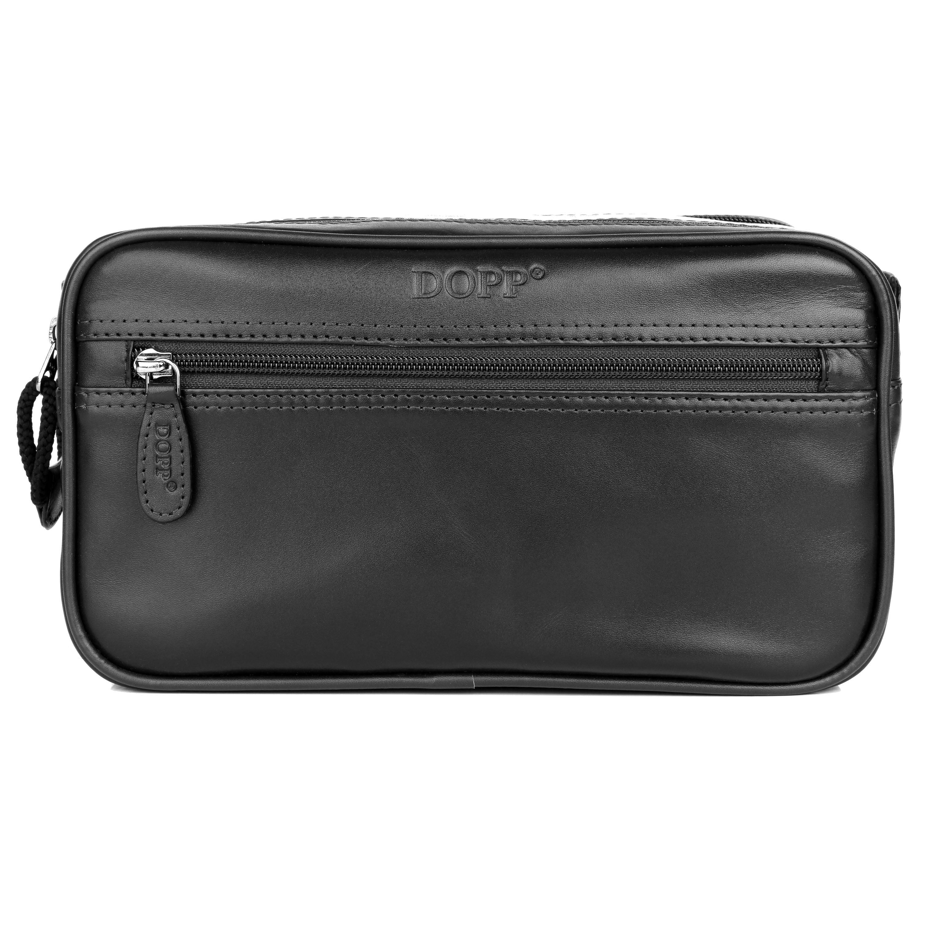 Dopp Men's First Class Seasoned Traveler Soft Sided Multi-Zip Travel ...