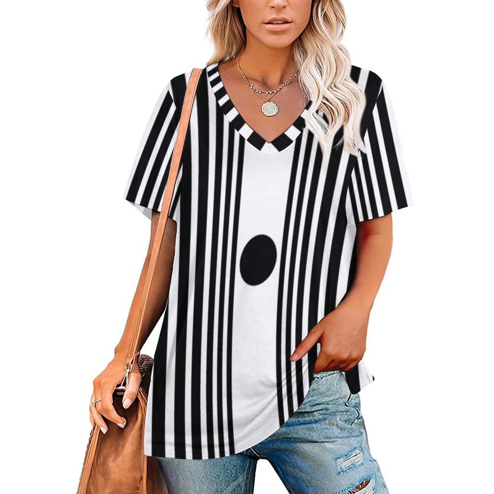 Doppler Effect New Fashion Zip Off Shoulder Top Short-Sleeve Women ...