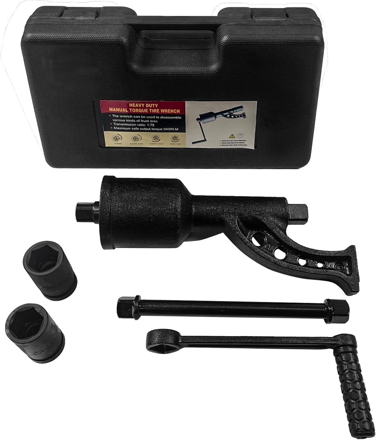 Doppy 1:78 Torque Multiplier Wrench, 5800 NM Lug Nut Wrench Torque ...